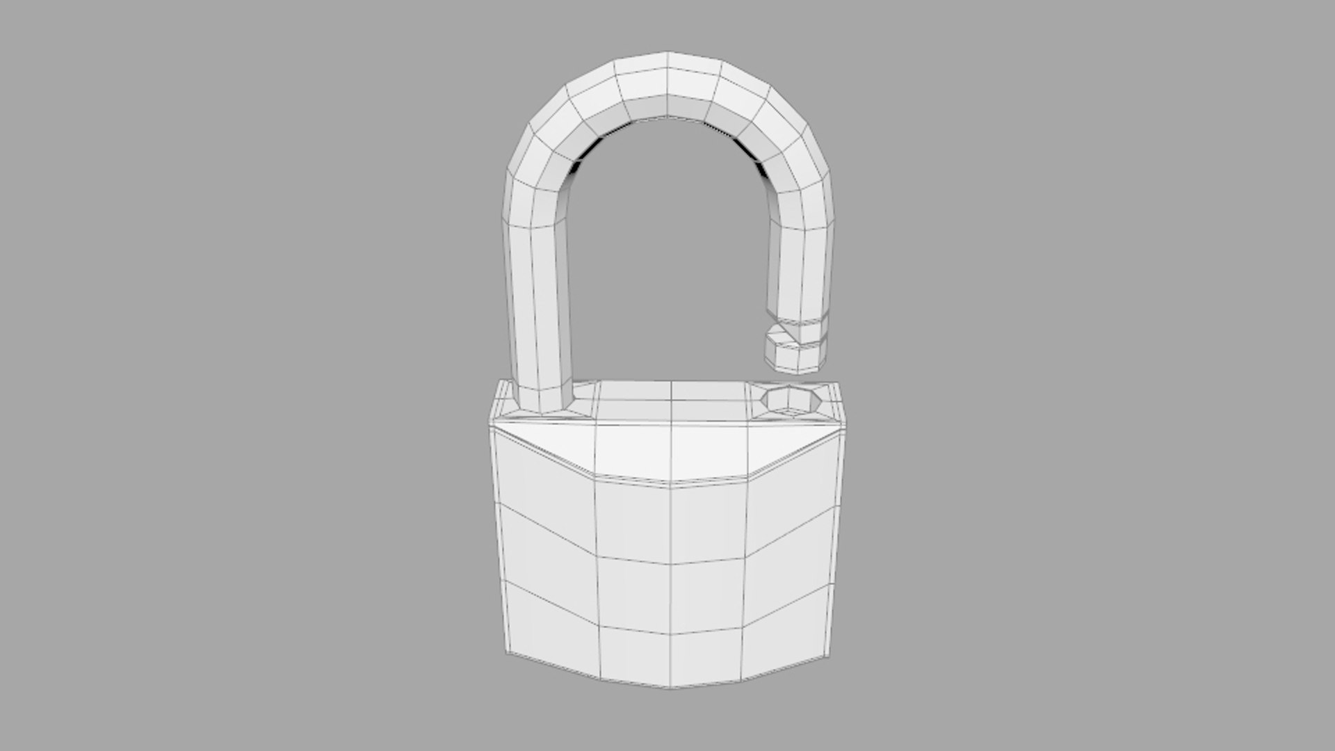 Padlock Lock Pad 3d Model
