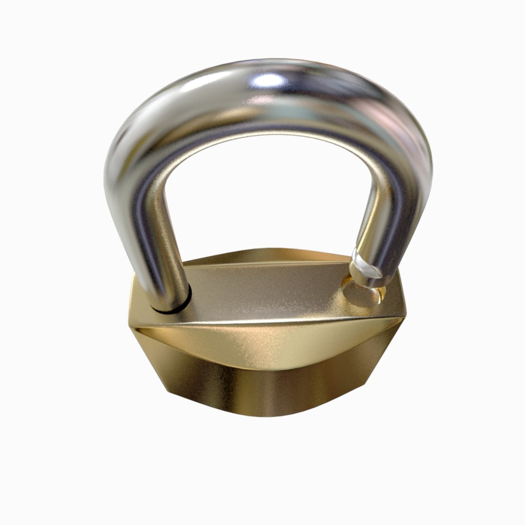 Padlock Lock Pad 3d Model
