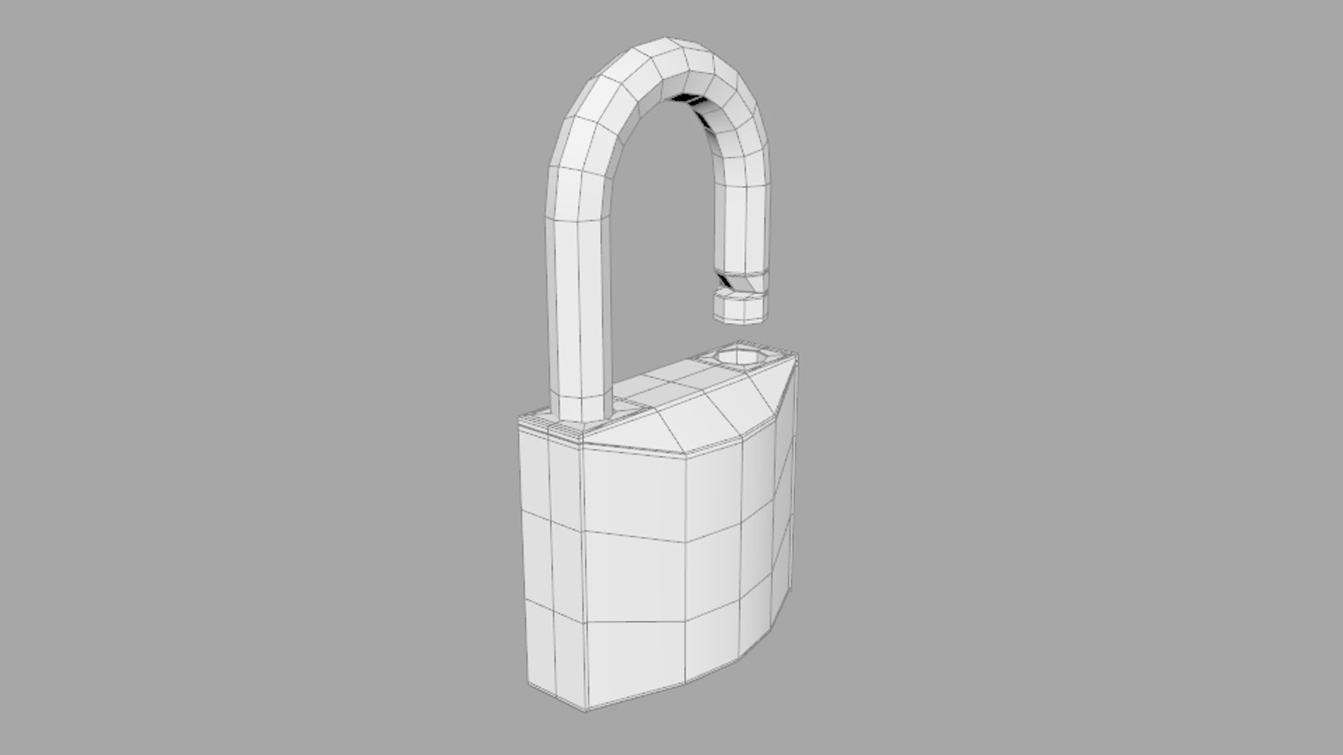 Padlock Lock Pad 3d Model