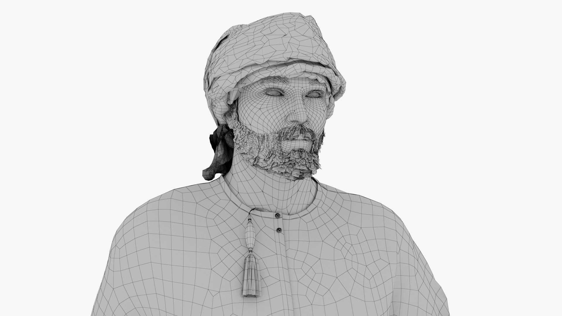 3D Omani Arab Man Model - TurboSquid 2173534