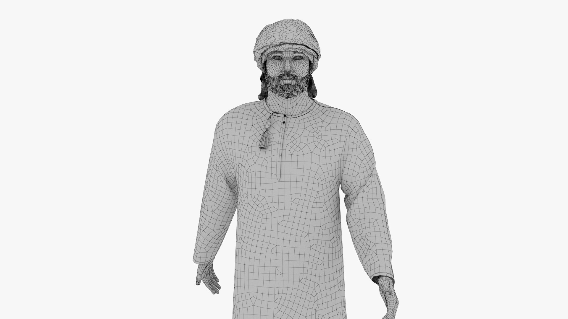 3D Omani Arab Man Model - TurboSquid 2173534