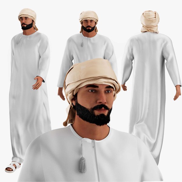 modelo 3d Hombre árabe omaní - TurboSquid 2173534