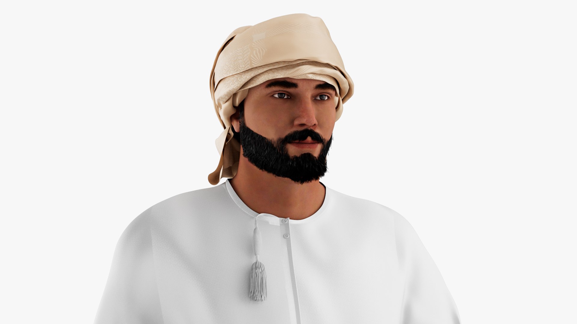 3D Omani Arab Man Model - TurboSquid 2173534