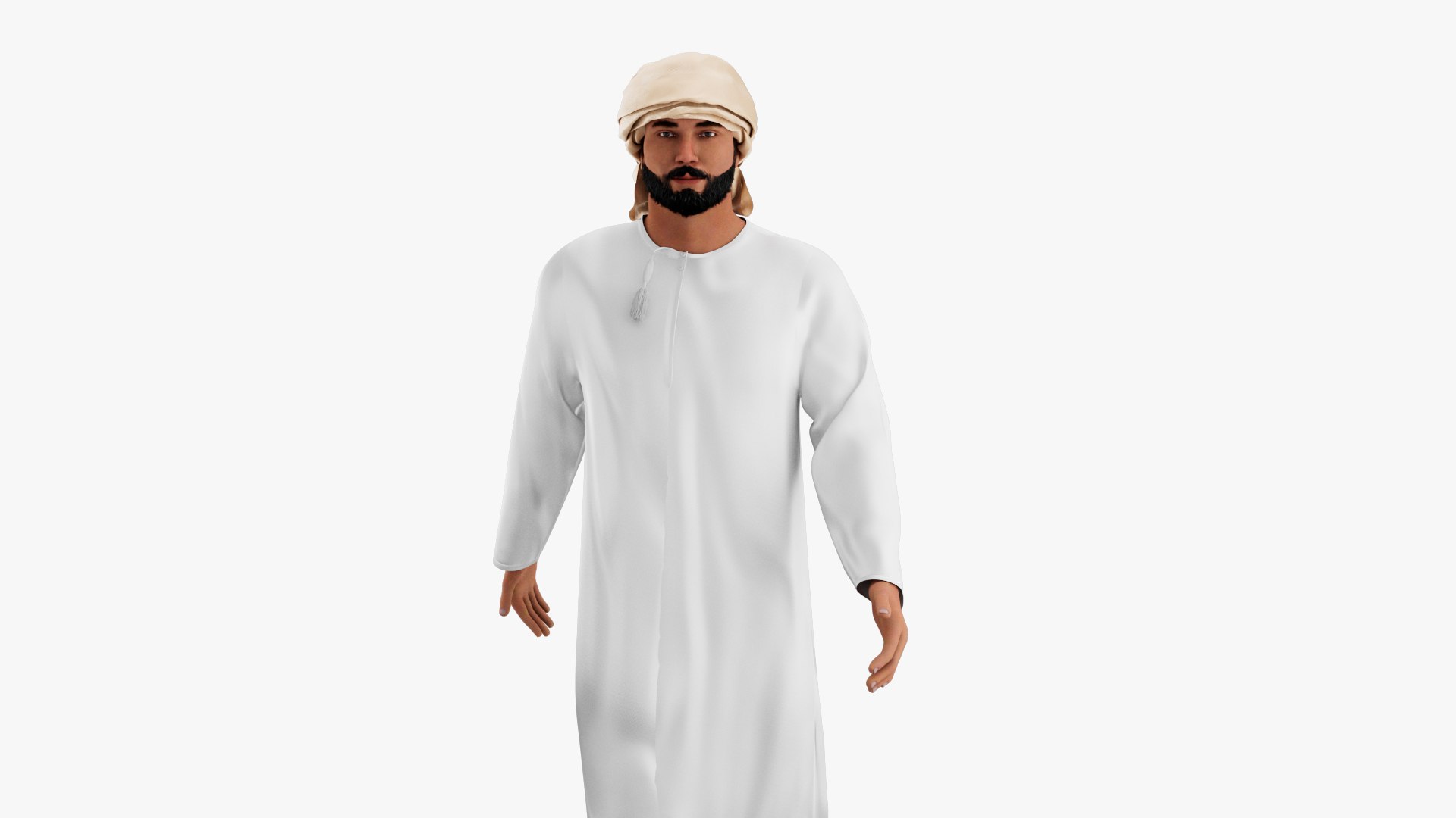 3D Omani Arab Man Model - TurboSquid 2173534