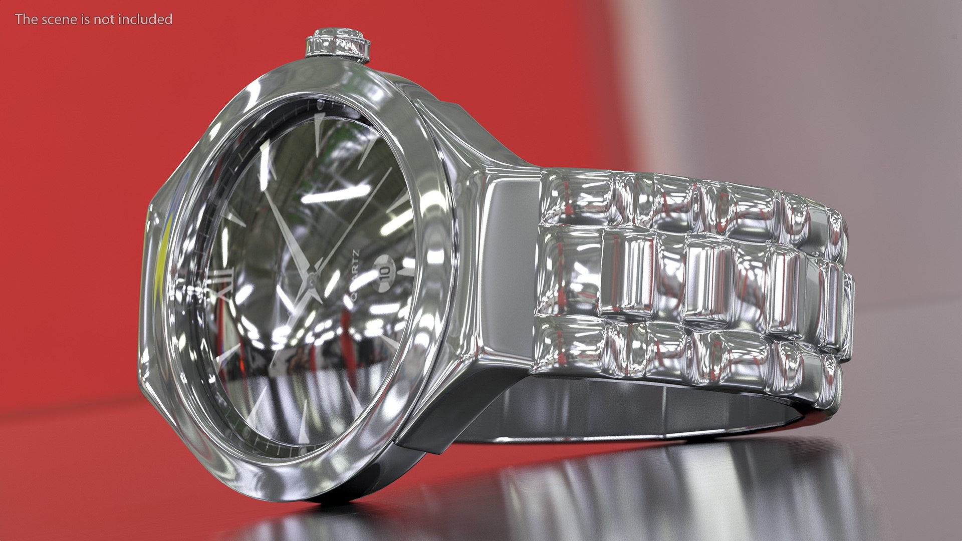 Men Quartz Analog Watch 3D Model - TurboSquid 1632509
