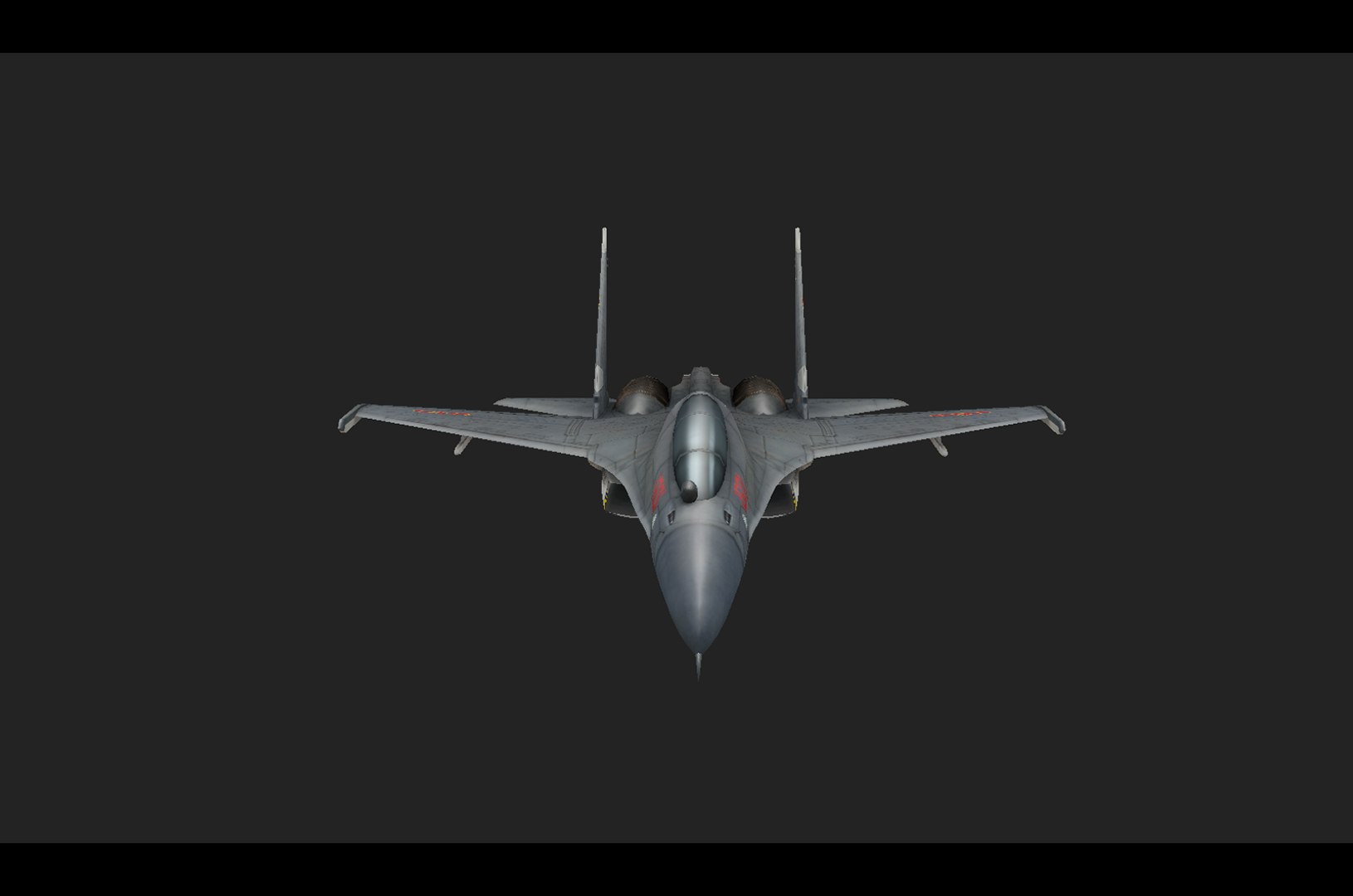 3D Chinese J16 Fighter Jet Hand Painted Low-poly Game Model ...