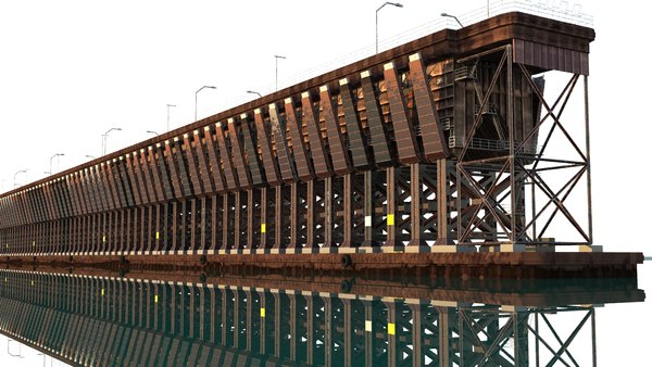 3D Ore dock model - TurboSquid 1853870