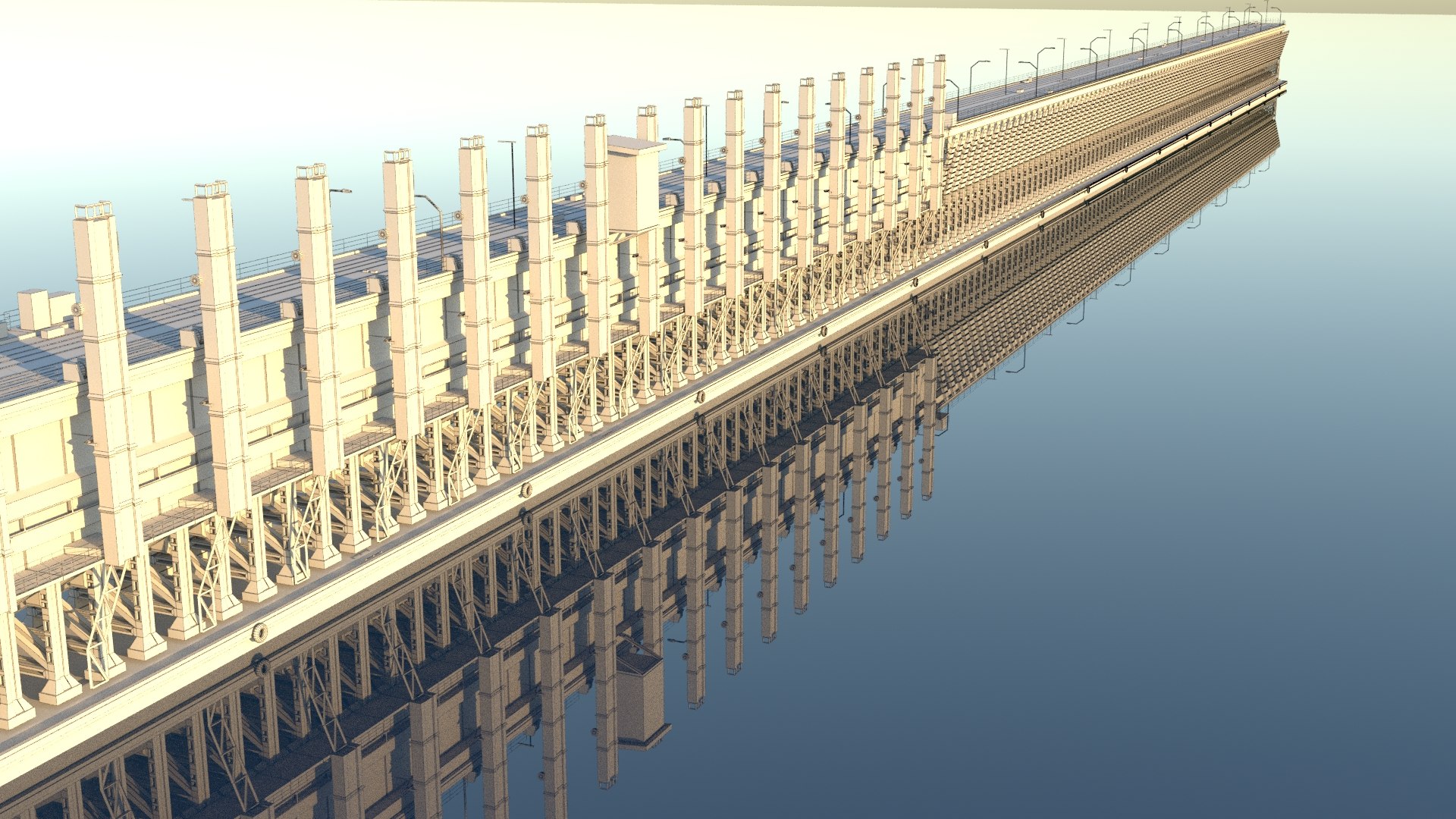 3D Ore Dock Model - TurboSquid 1853870