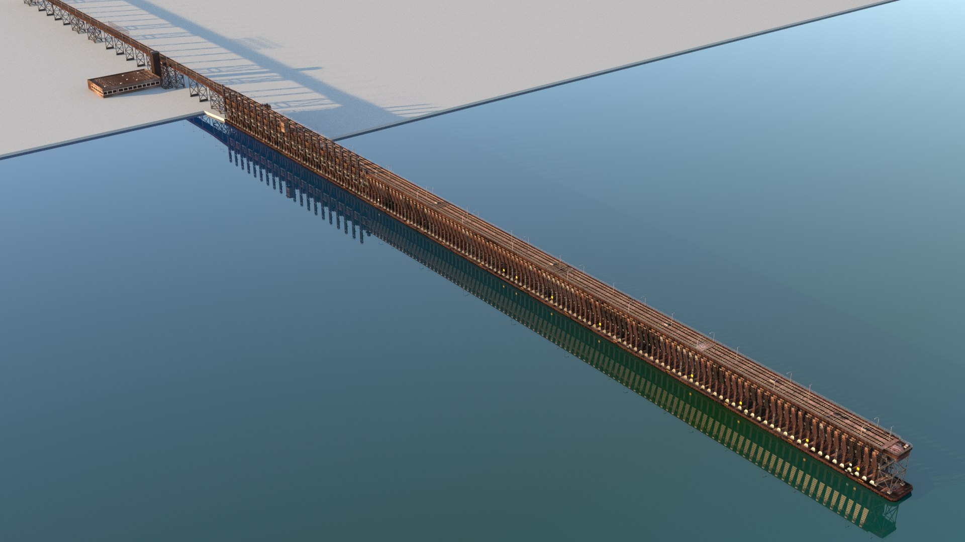 3D Ore Dock Model - TurboSquid 1853870