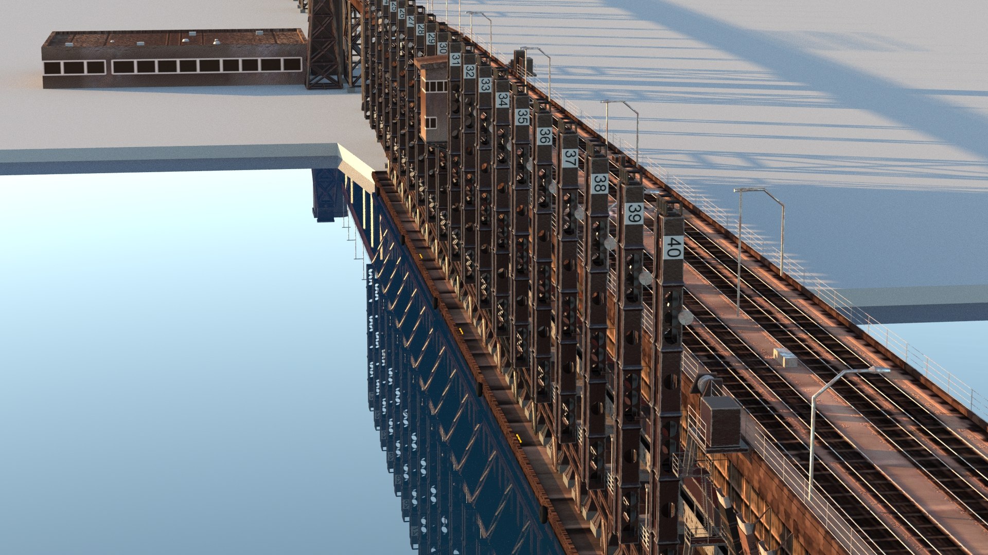 3D Ore Dock Model - TurboSquid 1853870