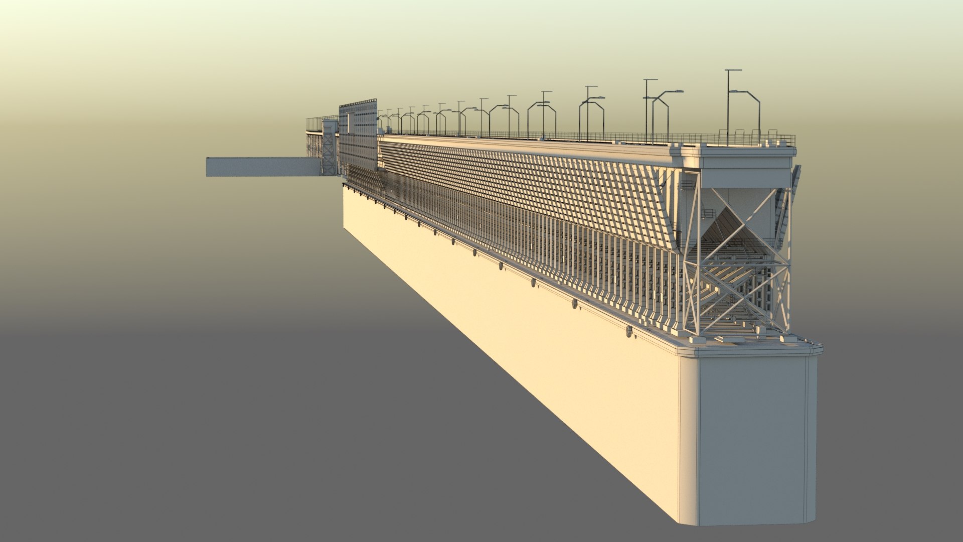 3D Ore Dock Model - TurboSquid 1853870