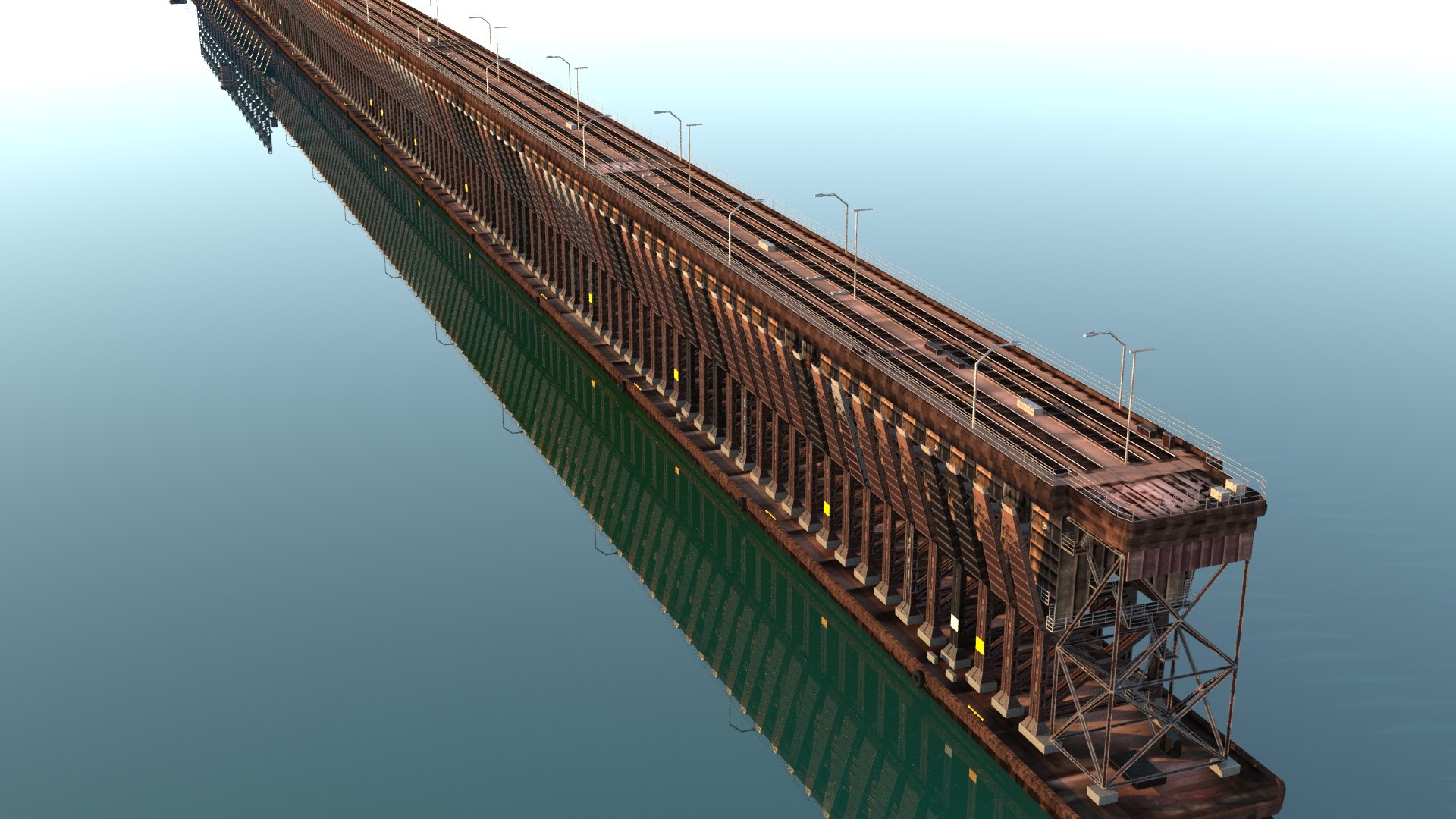 3D Ore Dock Model - TurboSquid 1853870