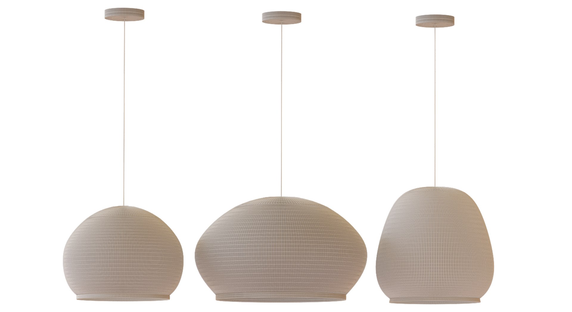 Vibia Knit Pendant Lamp 3D Model - TurboSquid 2170078