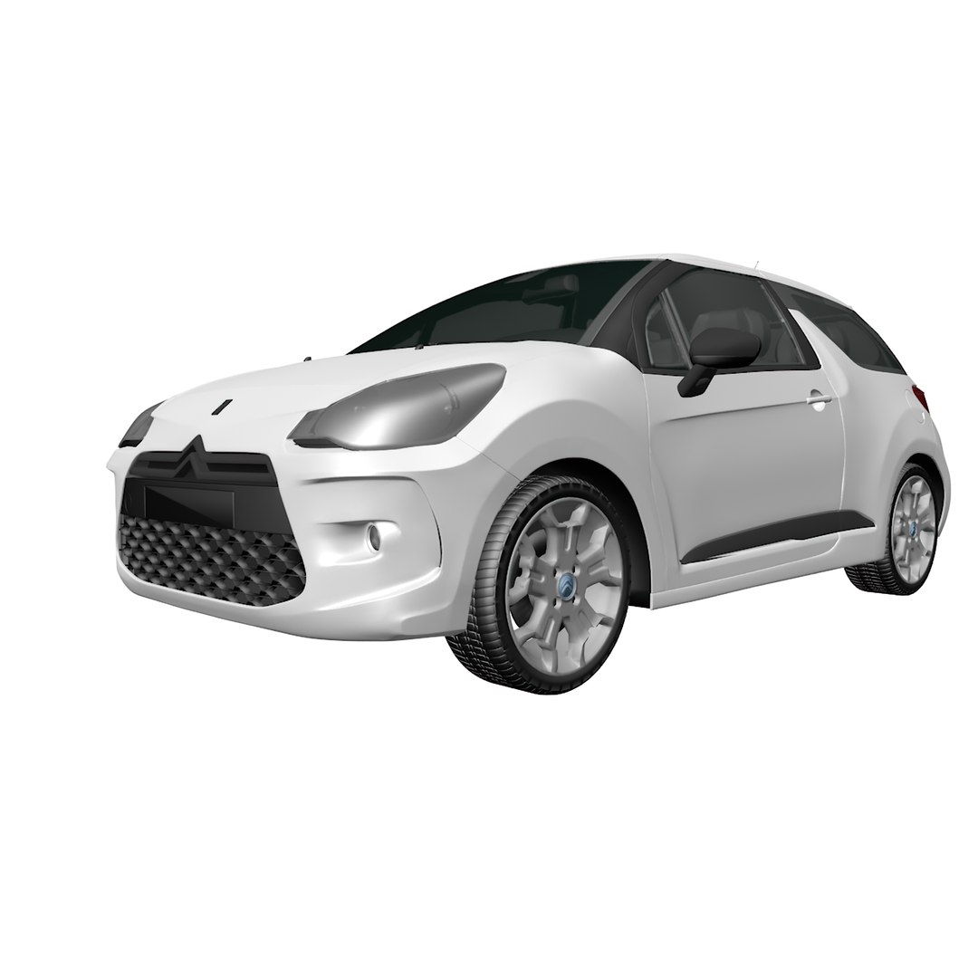 Citroen DS3 - 2011 3D model - TurboSquid 2138331