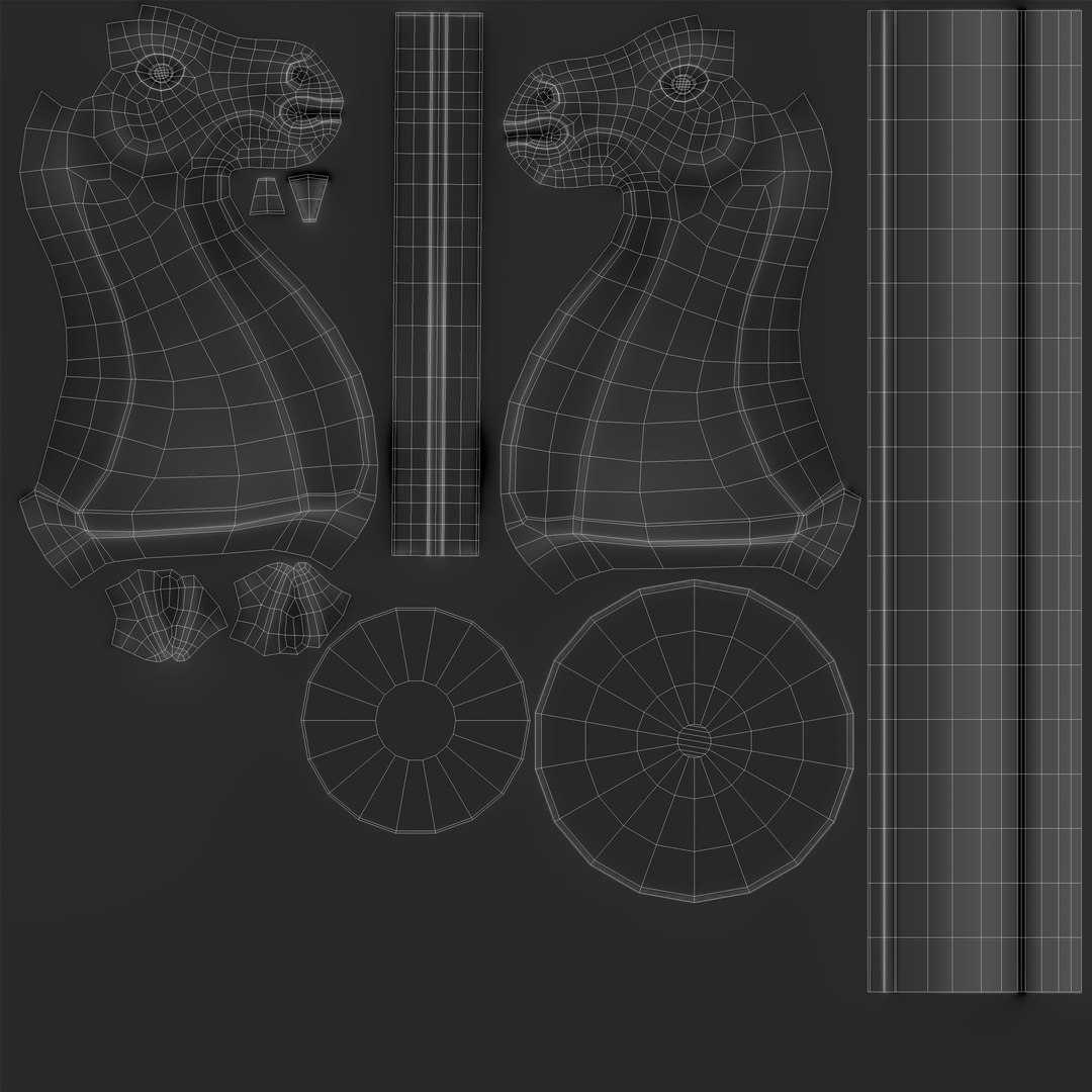 Chessmen knight chess 3D model - TurboSquid 1425720