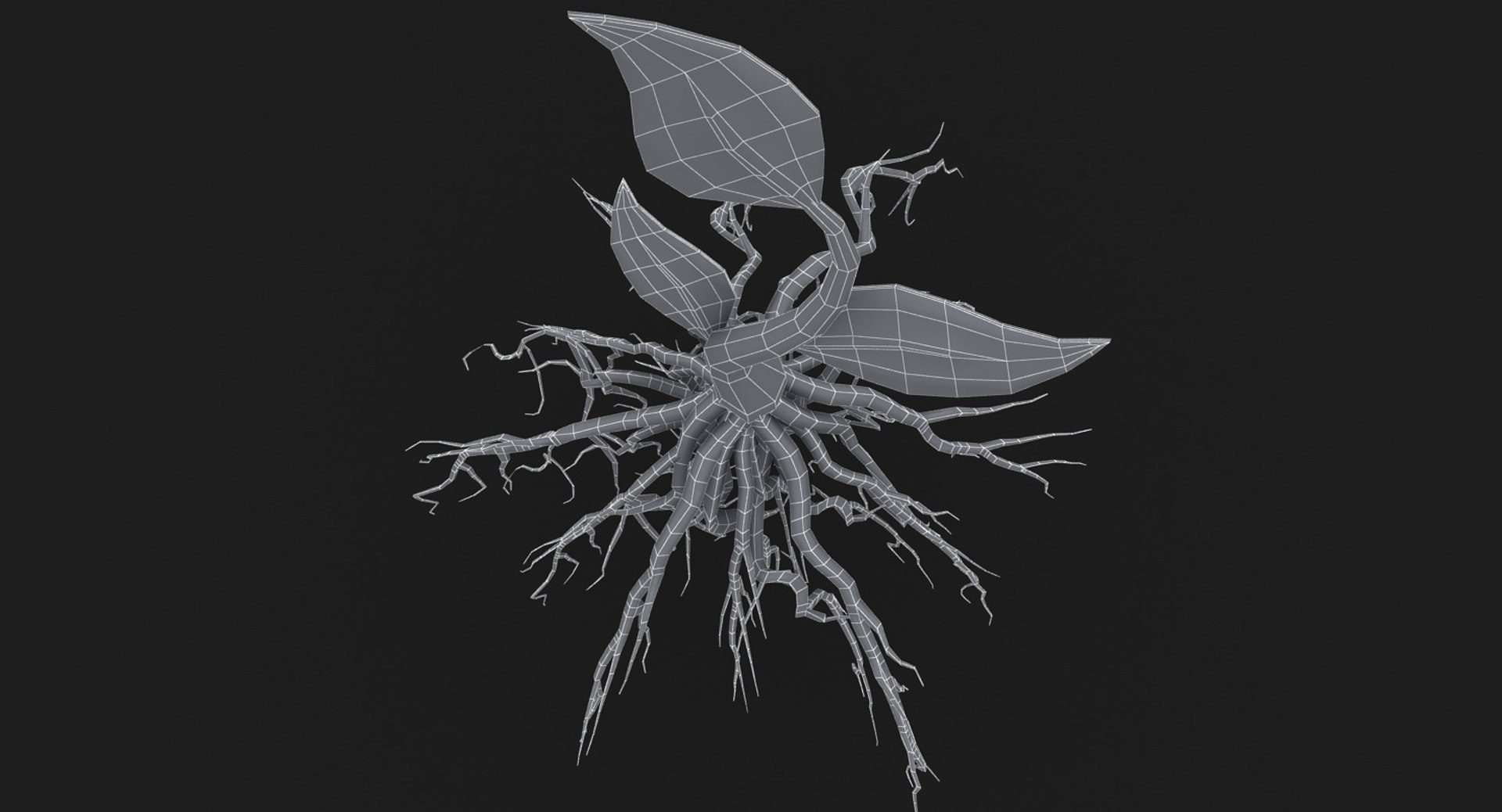 Plant roots model - TurboSquid 1361626