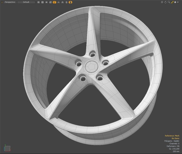 Hubcaps modo 3D model - TurboSquid 1325358