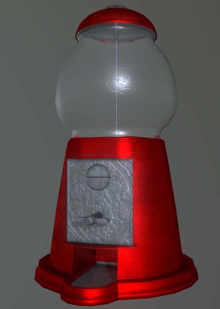 Gumball Machine 3D Model - TurboSquid 1473801