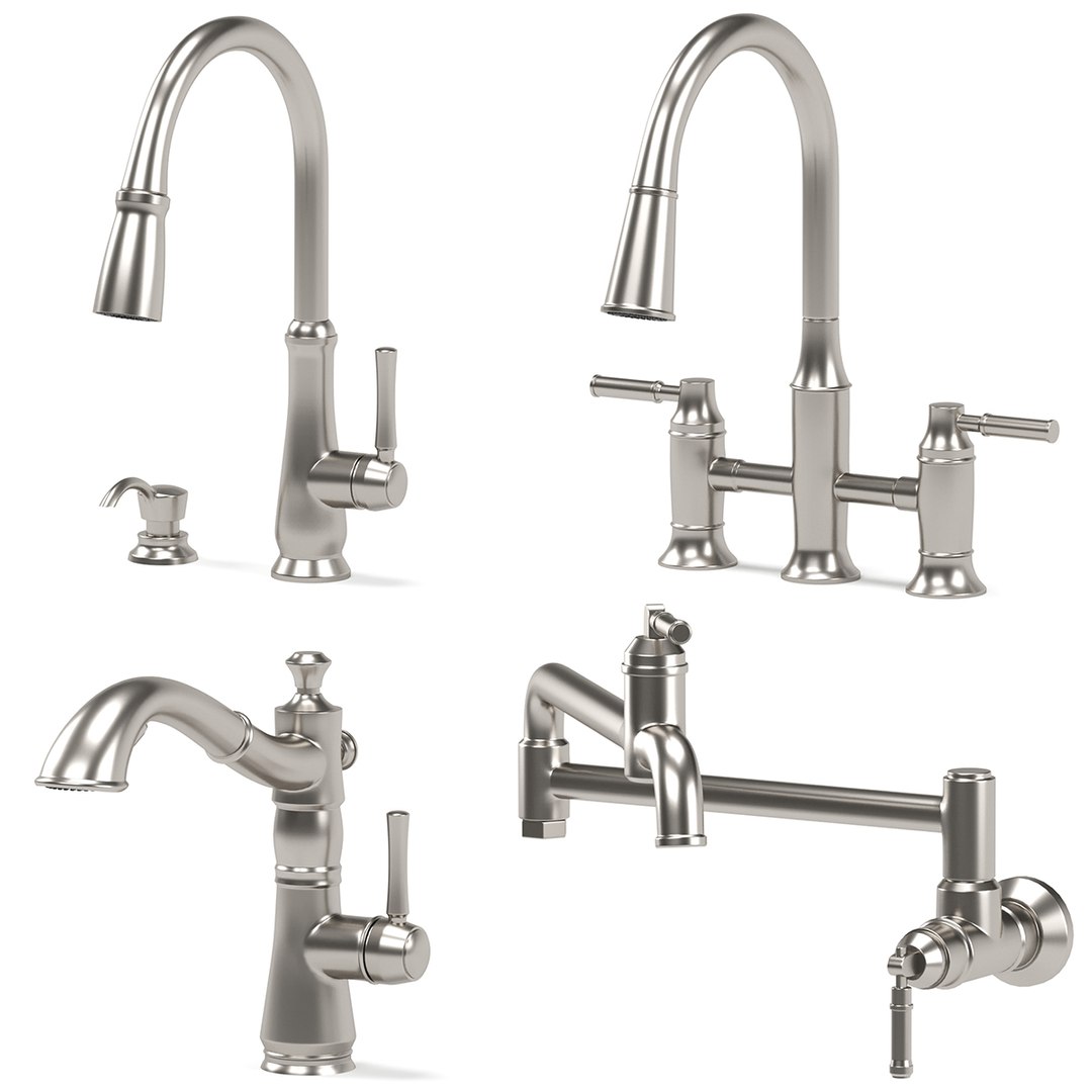 DELTA Kitchen Faucets Collection Model - TurboSquid 2431815