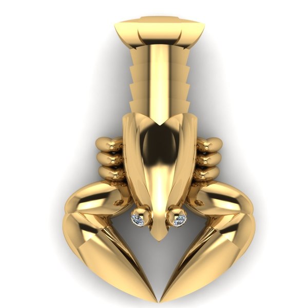 3d gold model