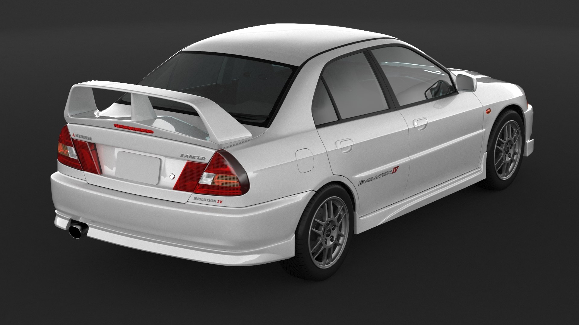 3D mitsubishi lancer evolution model - TurboSquid 1434259