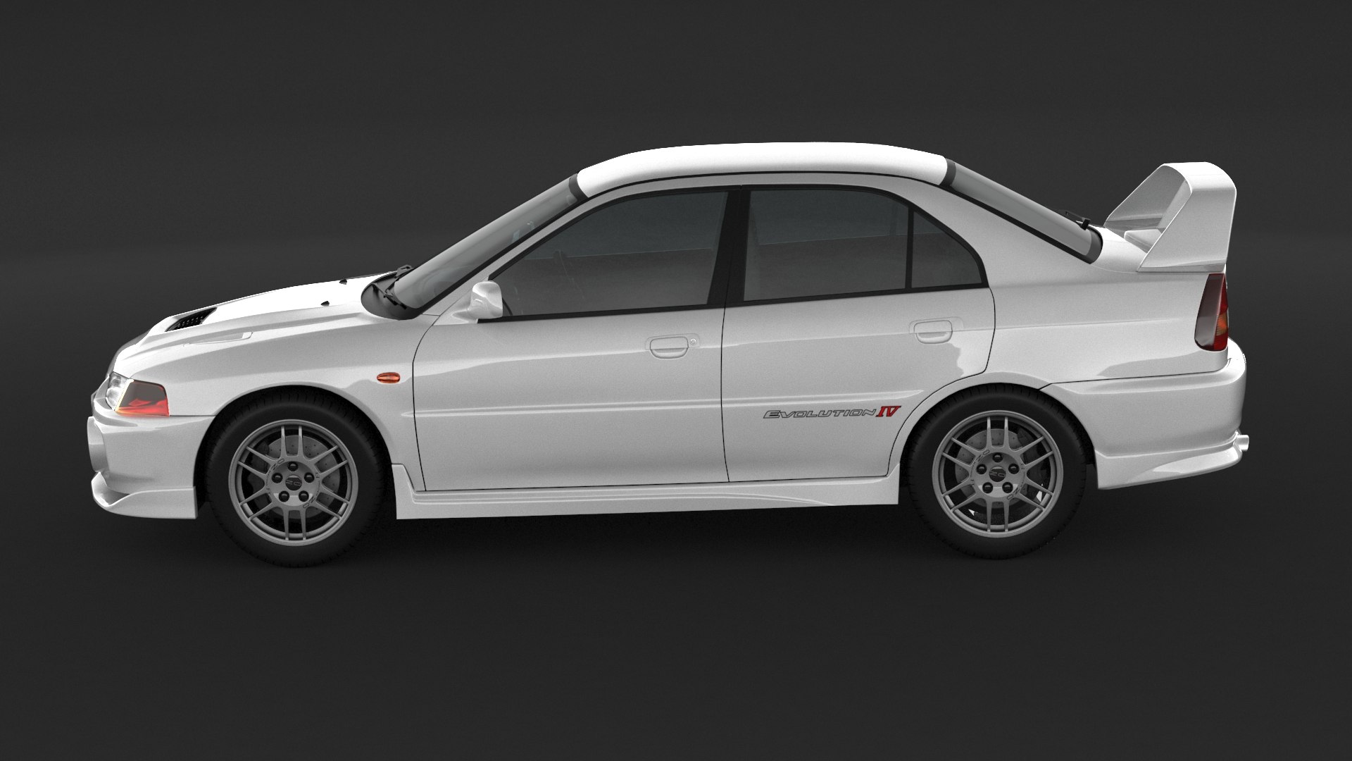 3D mitsubishi lancer evolution model - TurboSquid 1434259