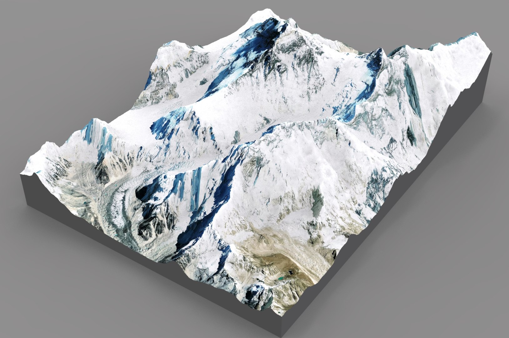 Mount Everest 3D Model - TurboSquid 1558919