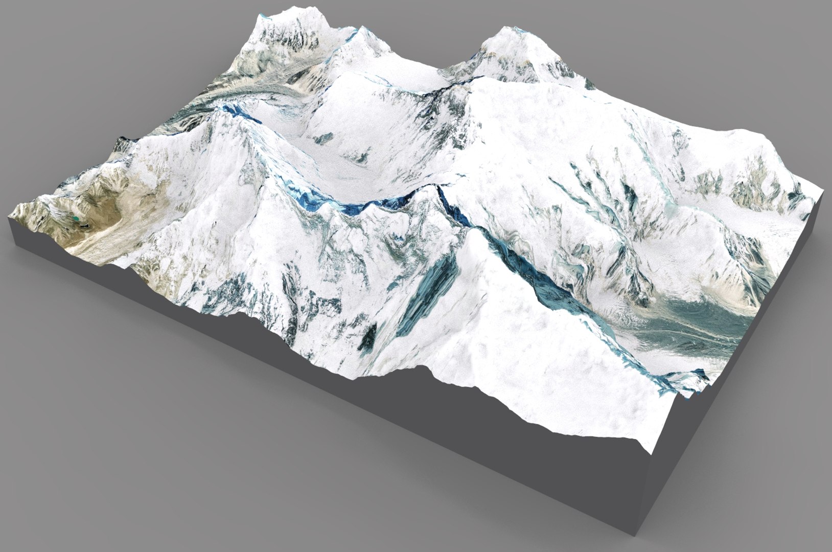 Mount Everest 3D Model - TurboSquid 1558919