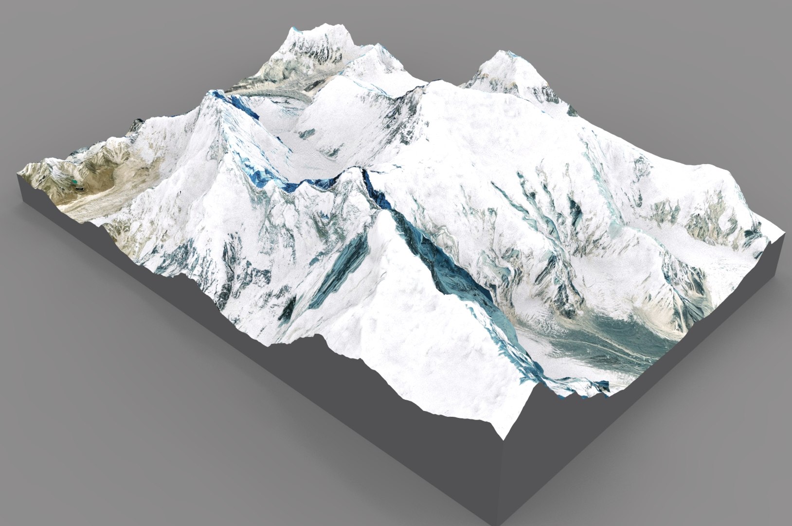 Mount Everest 3D Model - TurboSquid 1558919