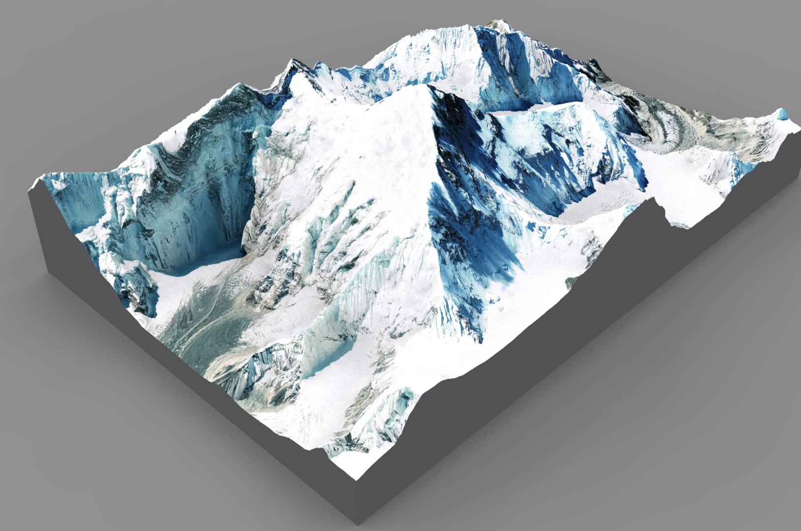 Mount Everest 3D Model - TurboSquid 1558919