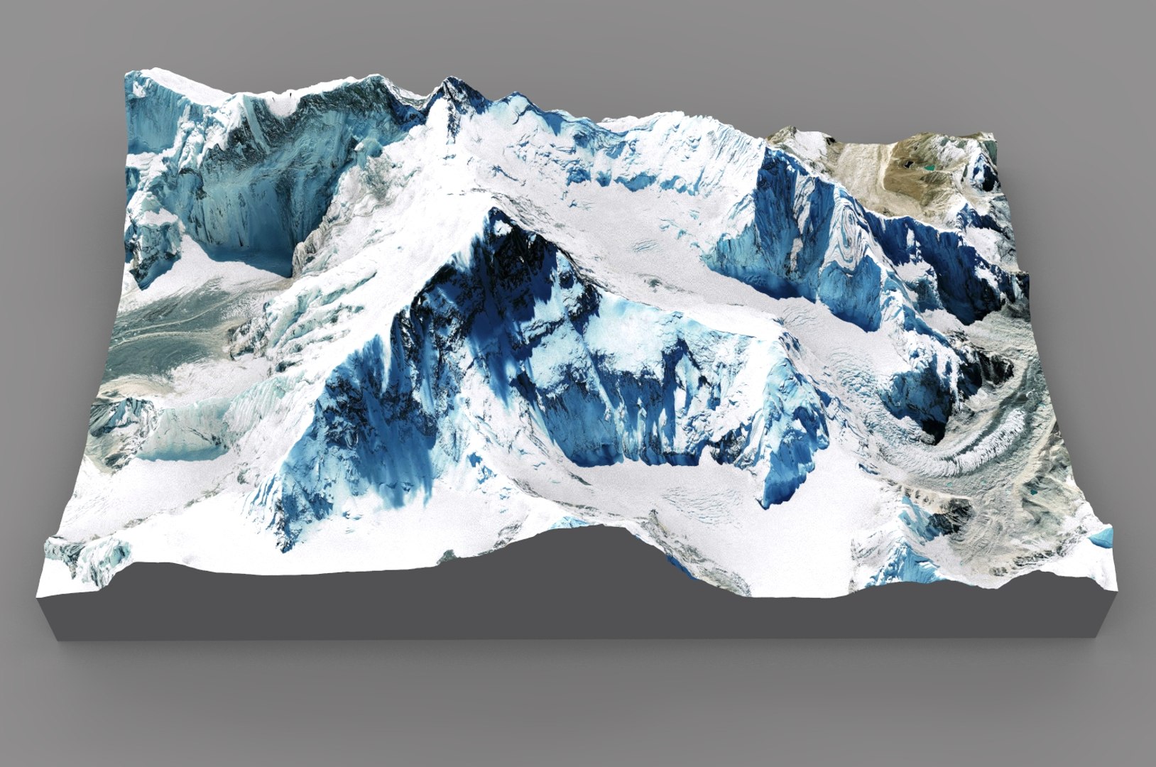Mount Everest 3D Model - TurboSquid 1558919