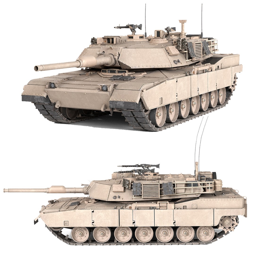 M1A1 Abrams Main Battle Tank 3D Model - TurboSquid 2250440
