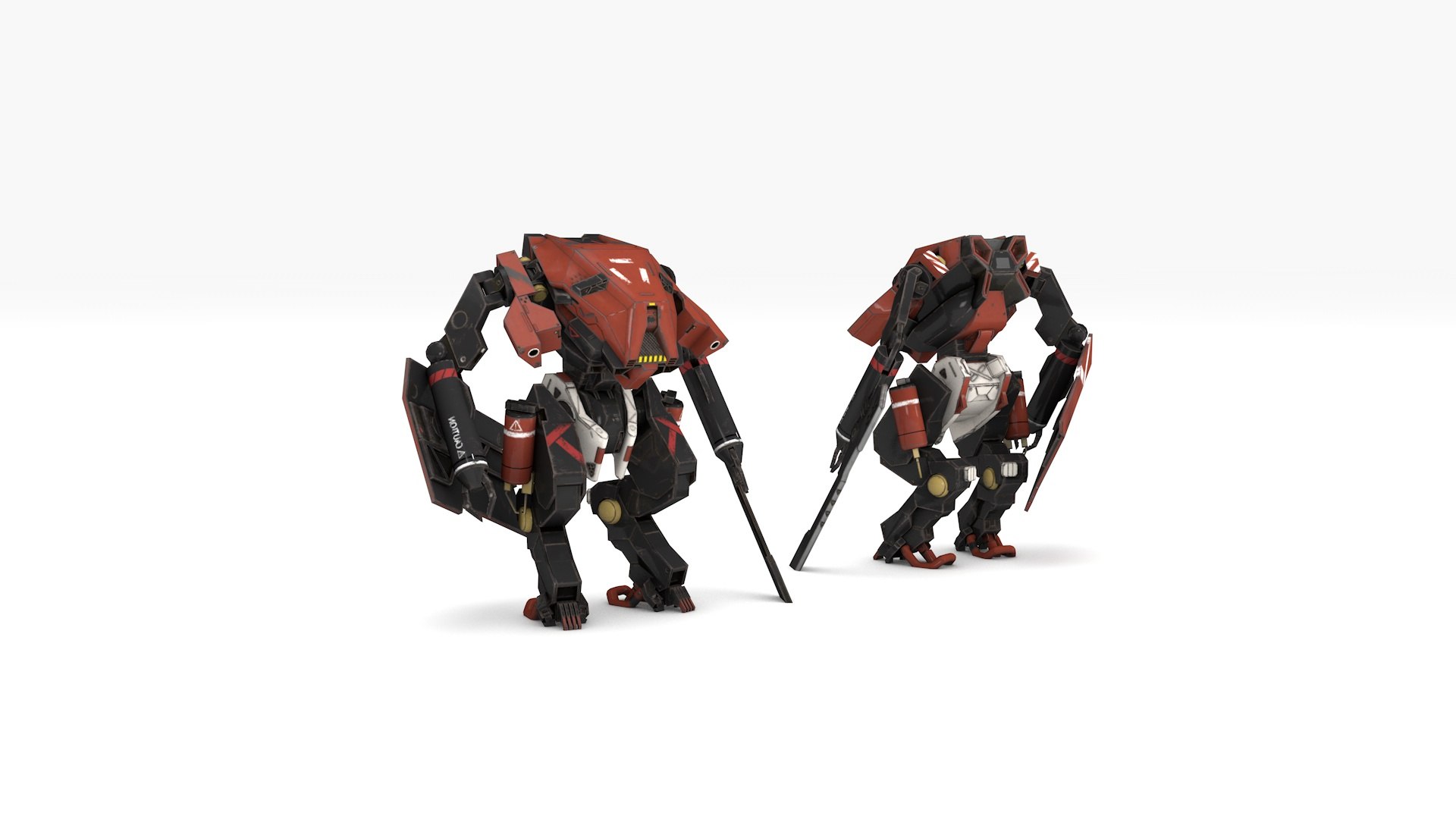 3D Cyber Trooper - TurboSquid 2078489