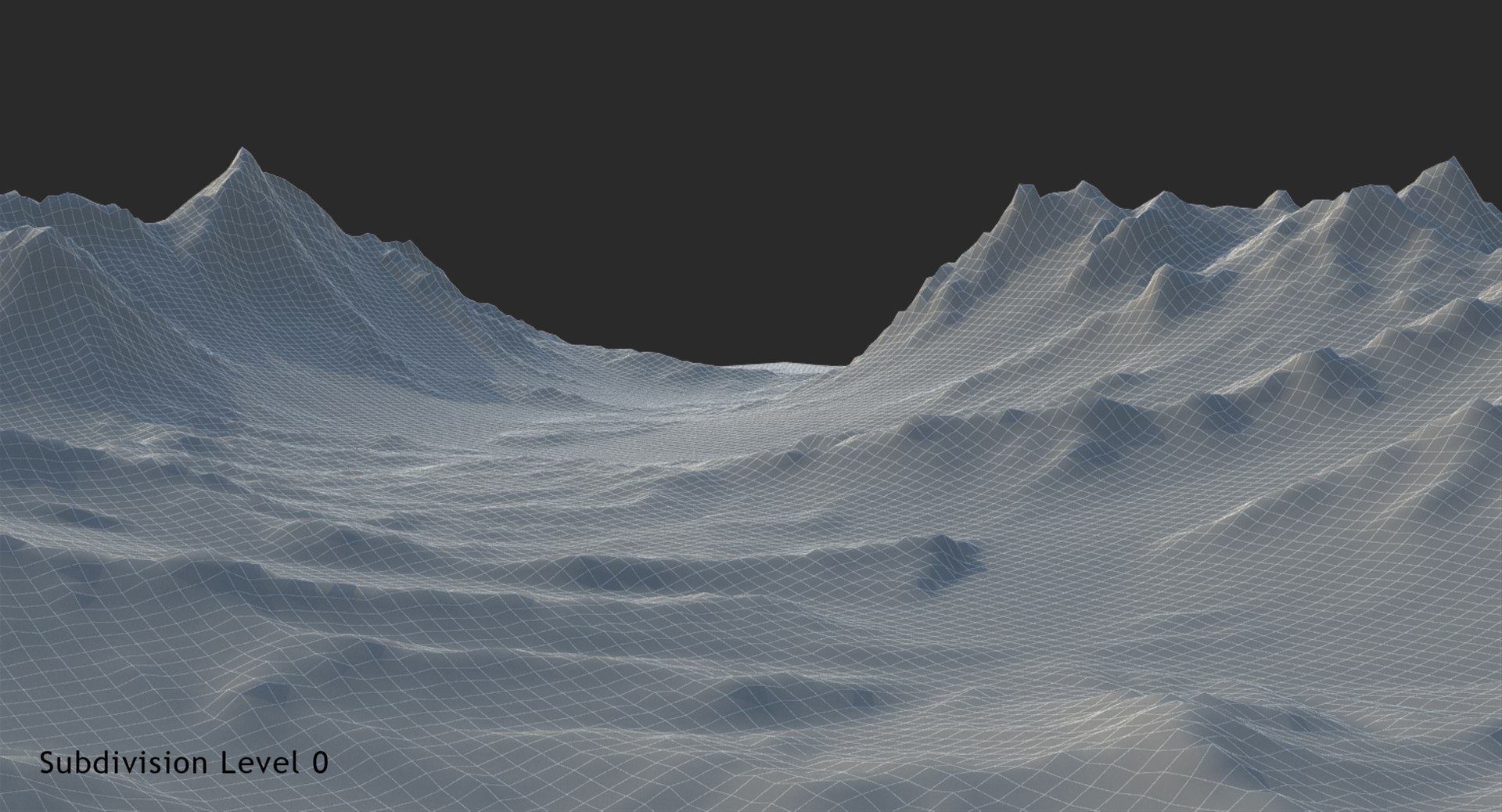Grassy valley terrain 3D - TurboSquid 1280502