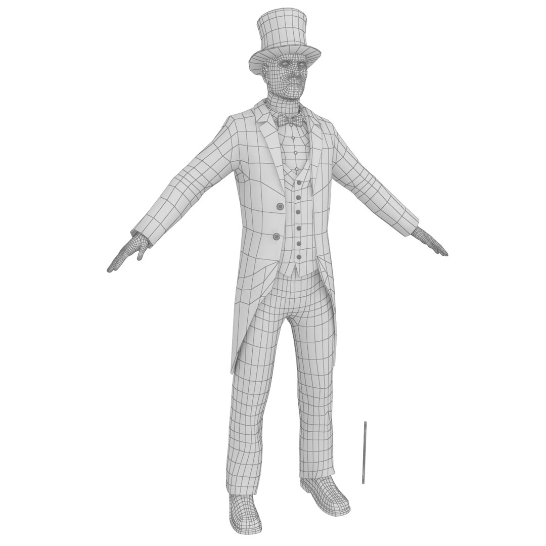 Magician body head model - TurboSquid 1313768