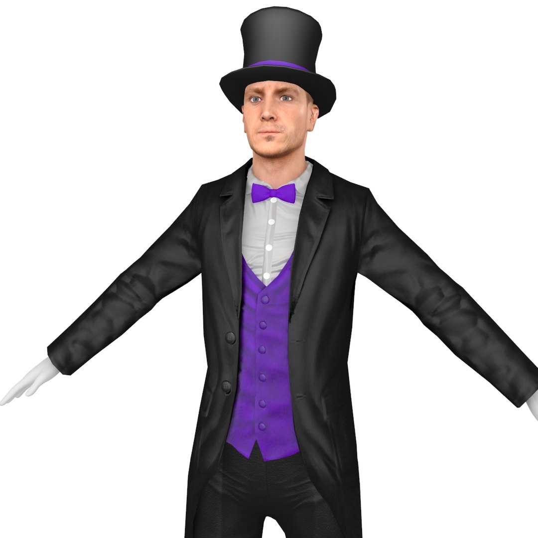 Magician body head model - TurboSquid 1313768