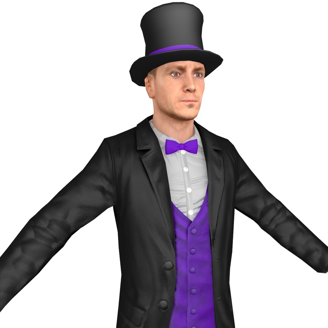 Magician body head model - TurboSquid 1313768