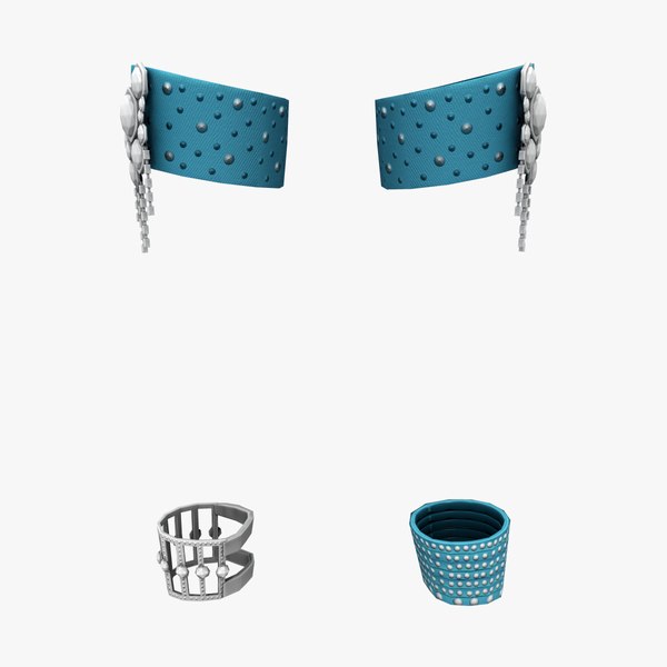 modelo 3d Piezas de brazo para danza del vientre - TurboSquid 1975034