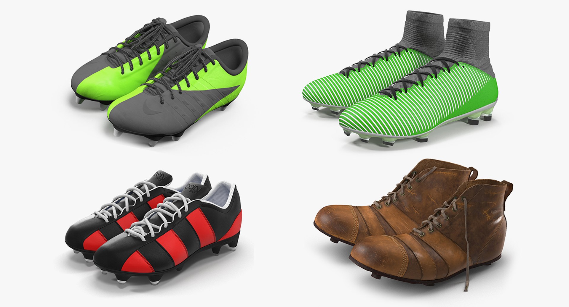 Soccer Boots 3 3D Model - TurboSquid 1445899