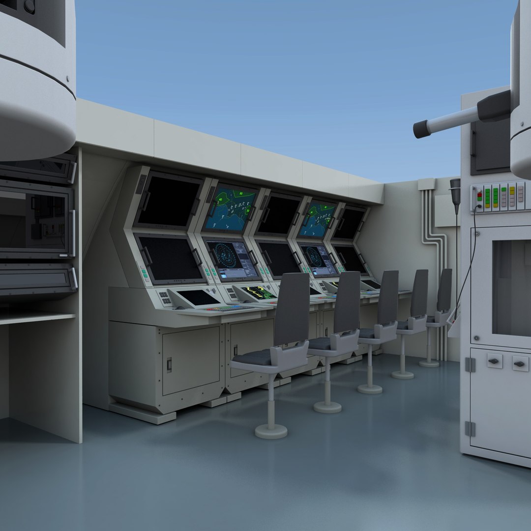 3D Submarine Bridge Model - TurboSquid 1479133