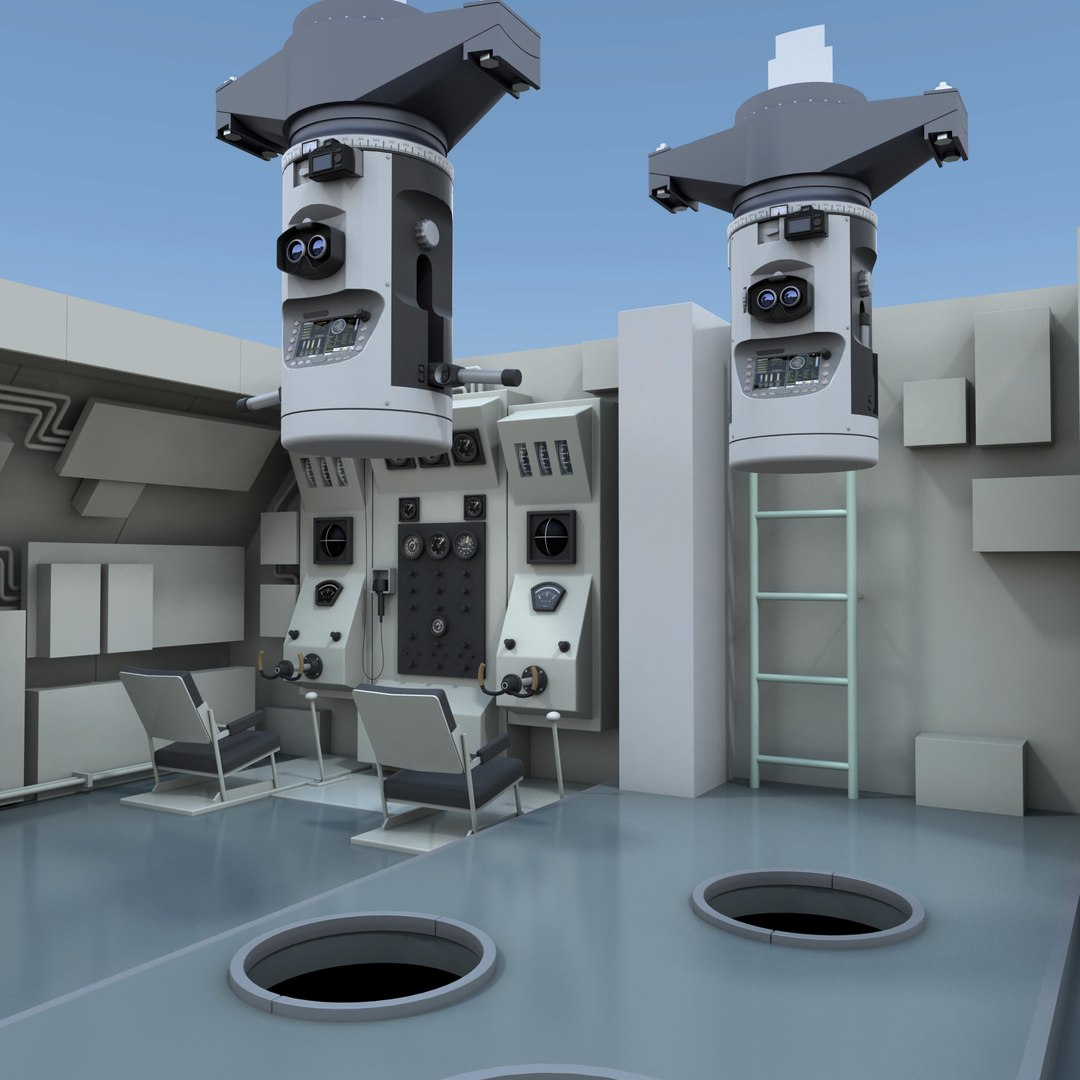 3D Submarine Bridge Model - TurboSquid 1479133