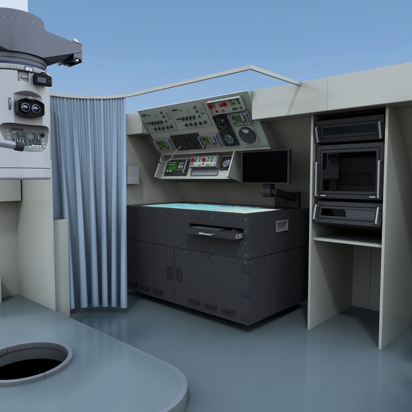 3D submarine bridge model - TurboSquid 1479133