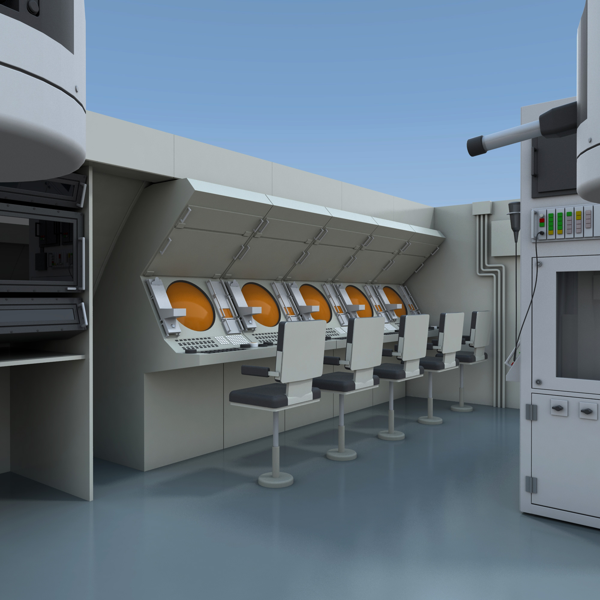 3D submarine bridge model - TurboSquid 1479133