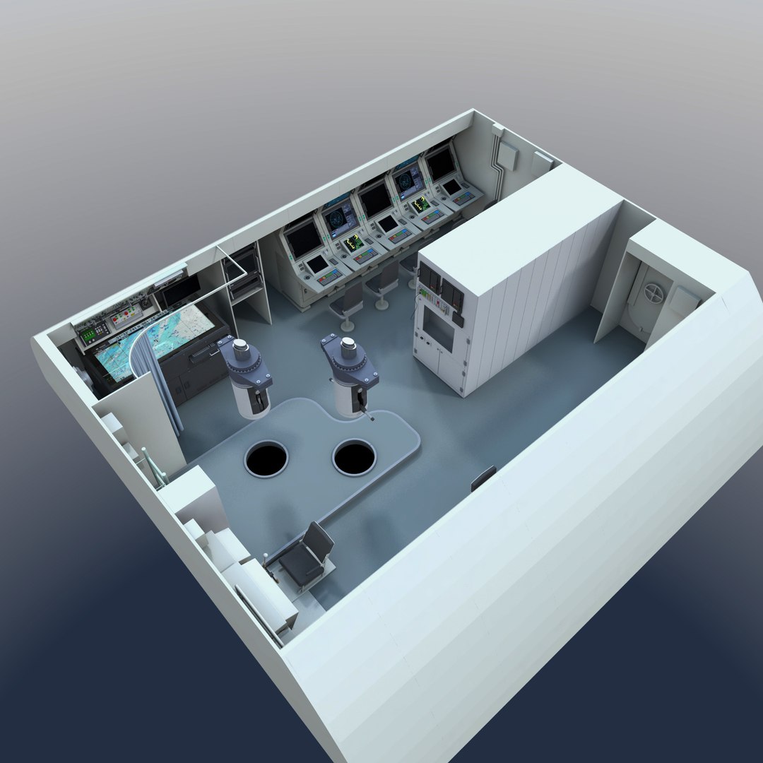 3D Submarine Bridge Model - TurboSquid 1479133