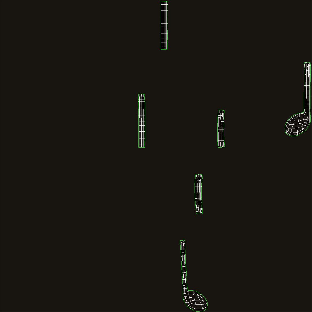 3D Crotchet Quarter Note model - TurboSquid 2019568