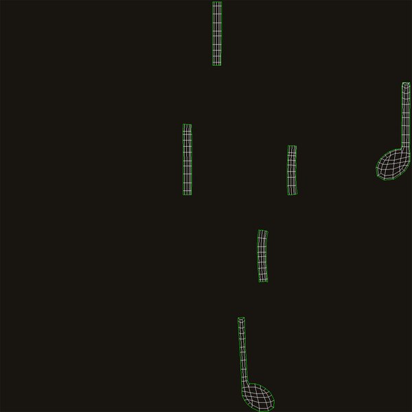 modelo 3d Crotchet Quarter Note - TurboSquid 2019568