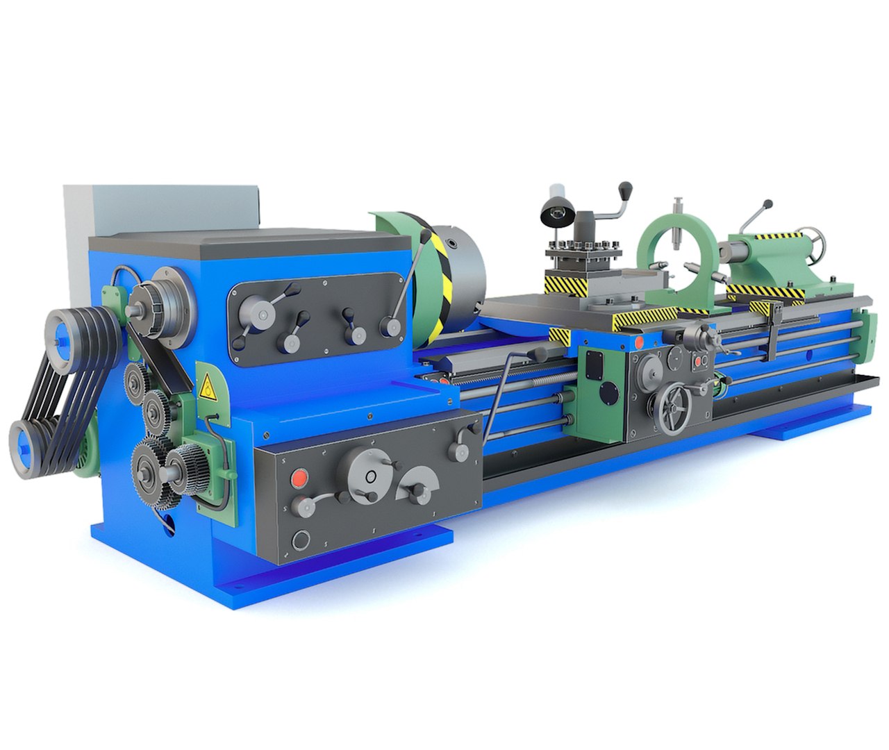 1M63 Lathe Machine - Industrial Machine Tool 3D Model - TurboSquid 1809404
