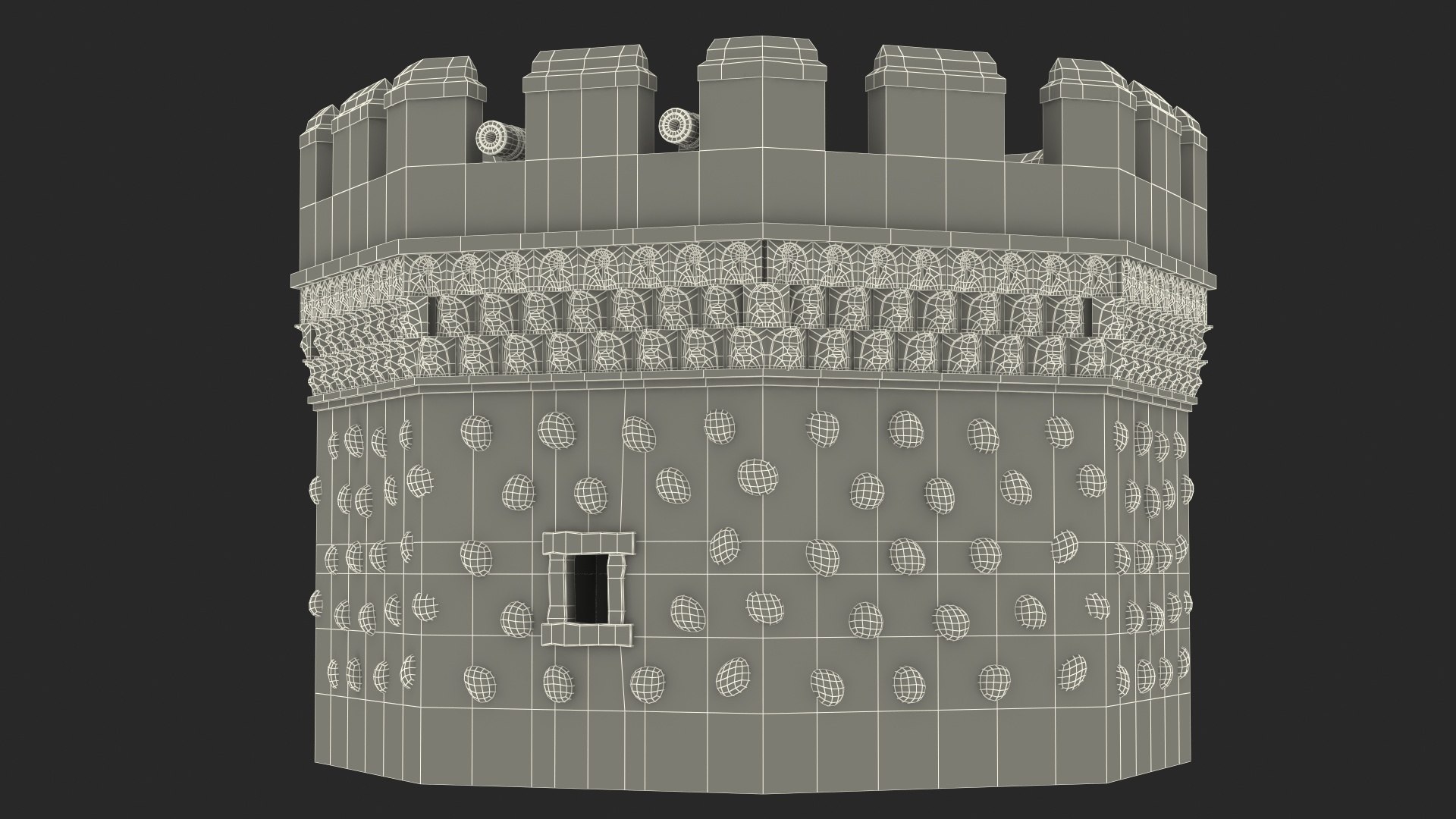 3D Model Tower Turret - TurboSquid 1475449