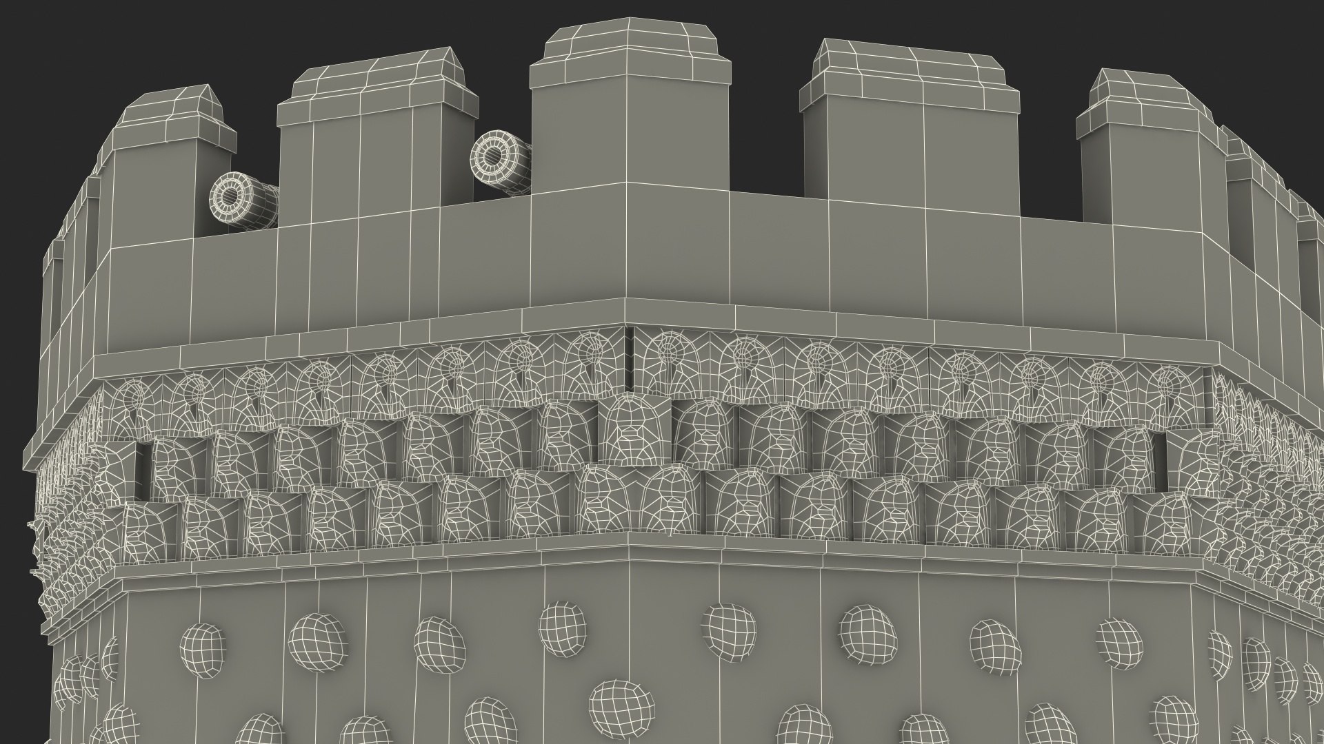 3D Model Tower Turret - TurboSquid 1475449