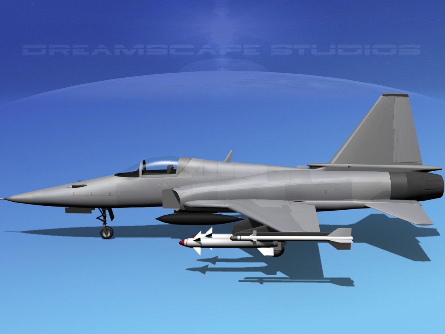 3d Model Northrop Tigershark F-20 Fighter